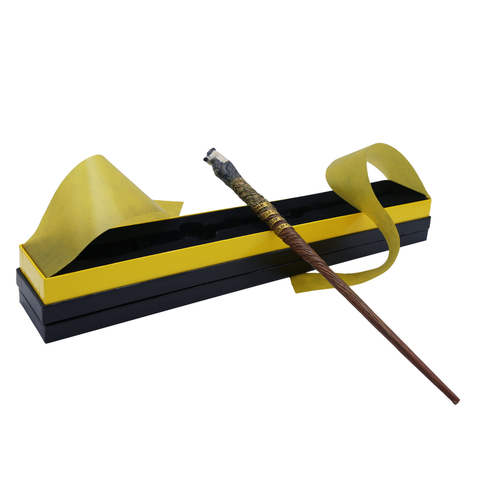 Hufflepuff Mascot & Traits Wand | Harry Potter Shop UK