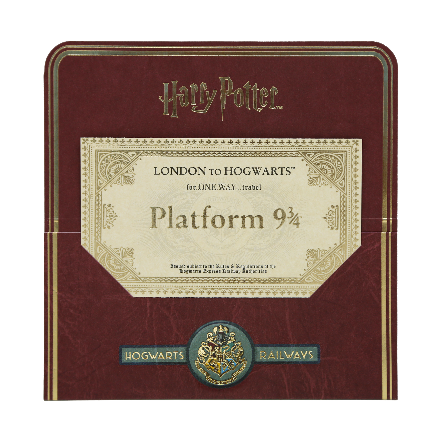 Hogwarts Express Replica Ticket | Harry Potter Shop UK